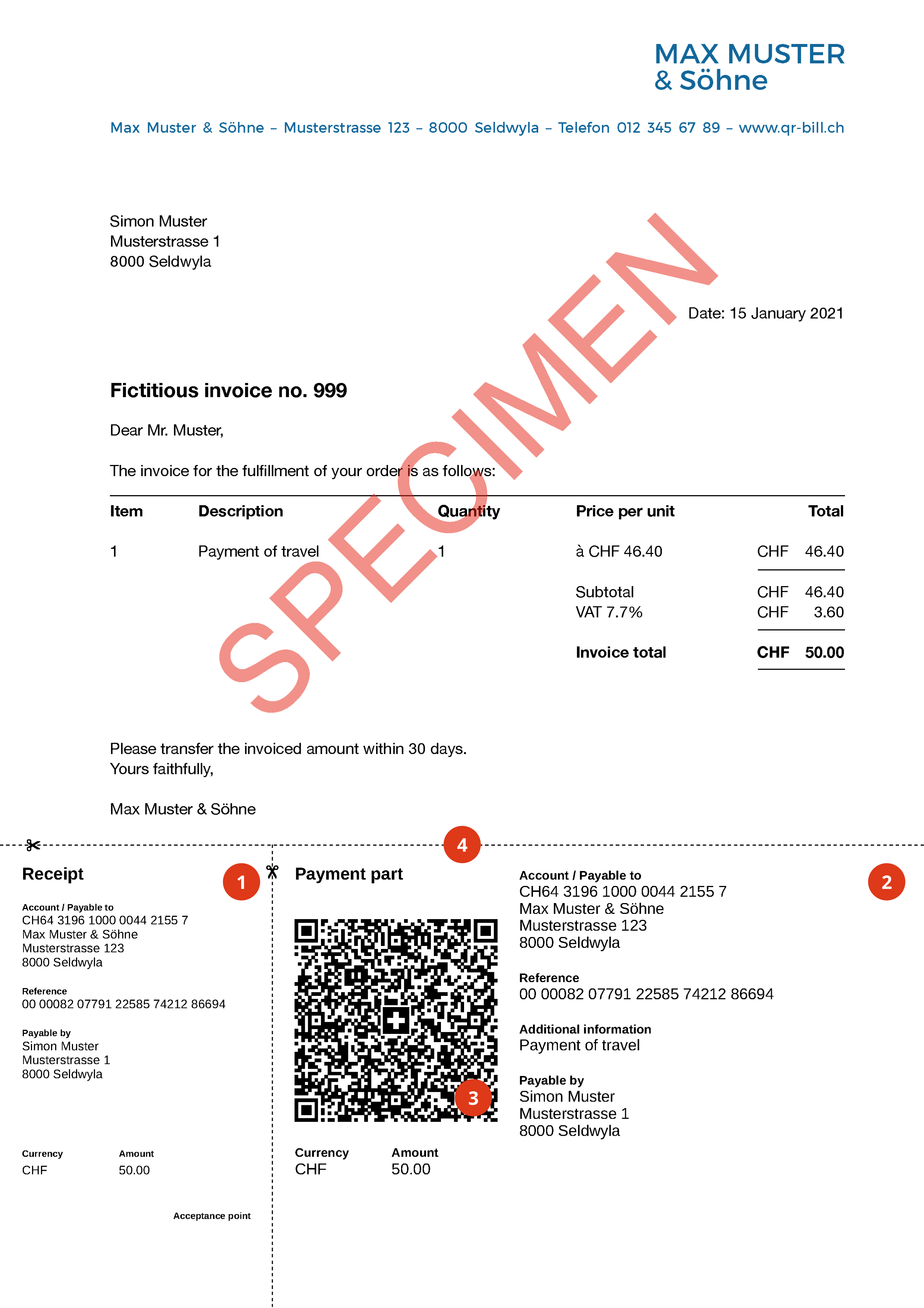 QR-bill – Swiss Payment Standards | SIX