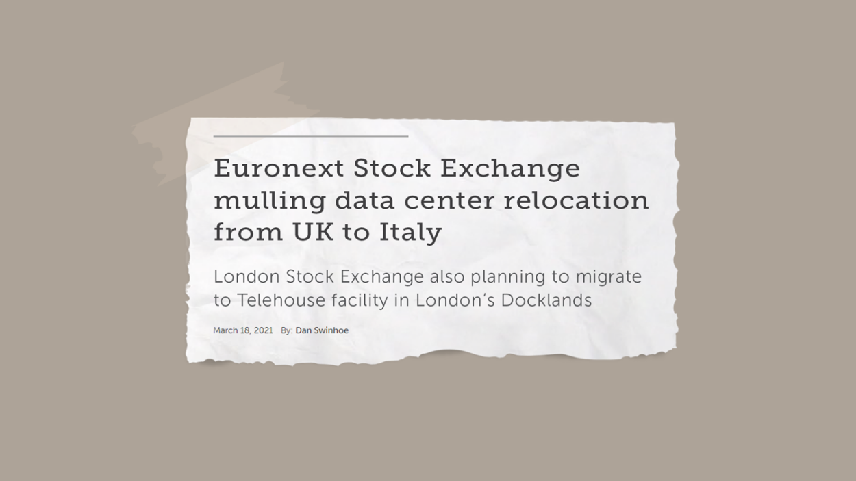 Microwaves: Fast Connection between Data Centers | SIX