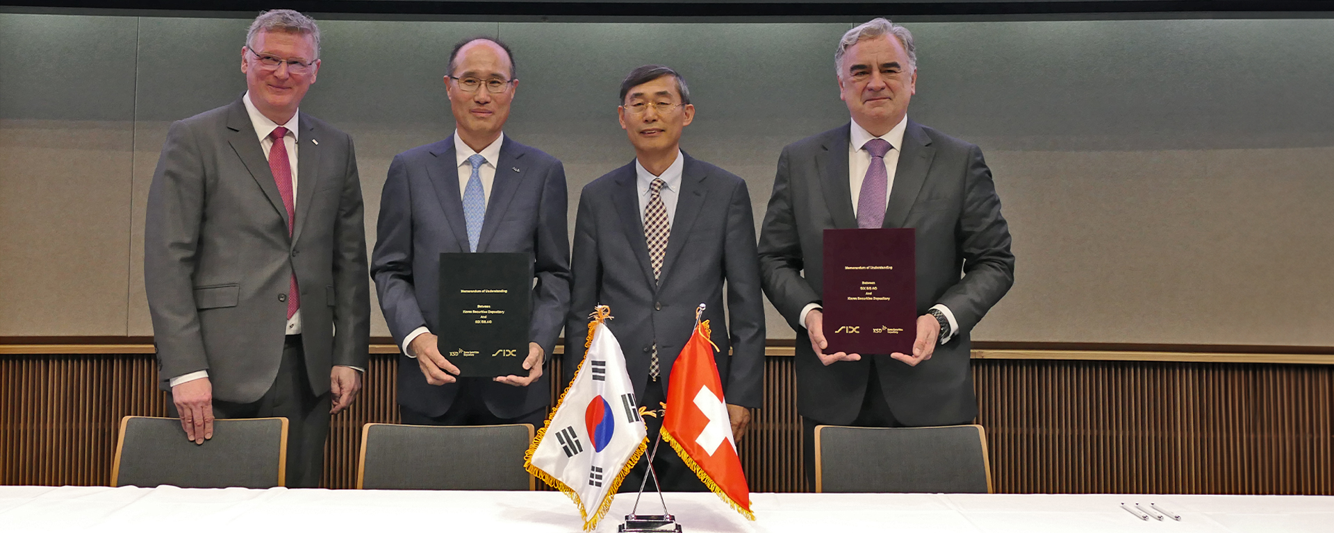 SIX and Korea Securities Depository Intensify Cooperation